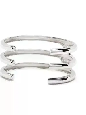 Tom Wood Cage Double Cuff Bracelet