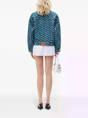 Alexander Wang Logo-print Denim Jacket