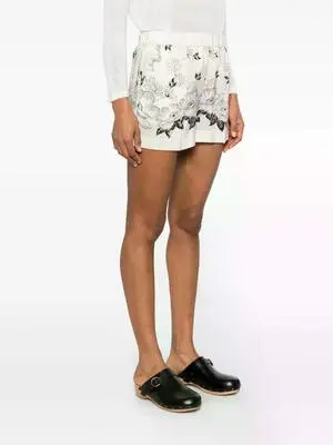P.a.r.o.s.h Steven Floral Print Shorts