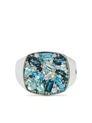 Tom Wood Kaleidoscope Ring - Blue