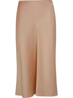 Blumarine Satin Midi Skirt