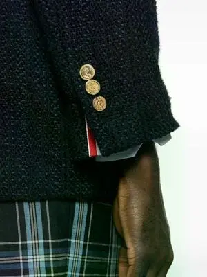 Thom Browne Tweed Single-breasted Blazer