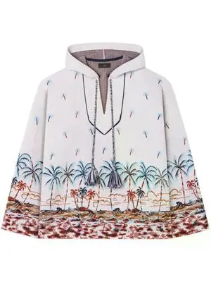 Alanui The Tale Of Hawaiian Hoodie - Neutrals