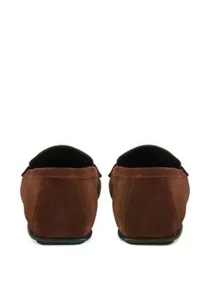 GIUSEPPE ZANOTTI Christophe Suede Loafers - Brown