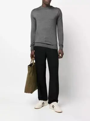 Aspesi Mélange-effect Wool Sweater - Grey