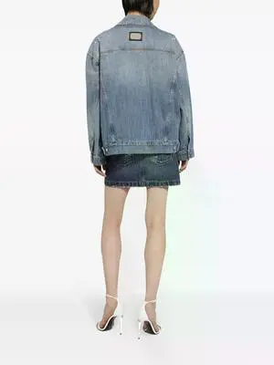 Dolce & Gabbana Logo-patch Cotton Denim Jacket