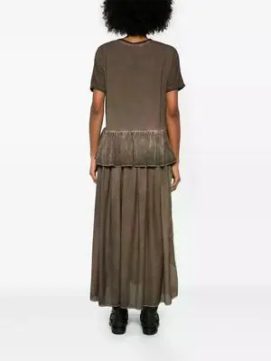 UMA WANG Ruffle-detailed Midi Dress