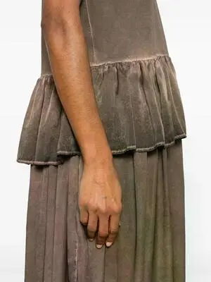 UMA WANG Ruffle-detailed Midi Dress