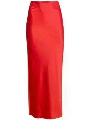 FLEUR DU MAL Satin Maxi Skirt