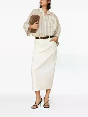 Brunello Cucinelli Monili Chain-detail Shirt