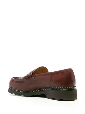 Paraboot Calf-leather Loafers With Logo Tag
