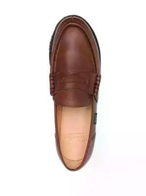Paraboot Calf-leather Loafers With Logo Tag