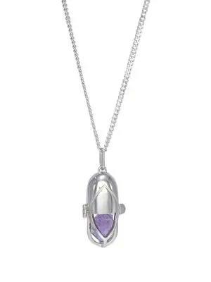 CAPSULE ELEVEN Crystal Pendant Necklace - Silver