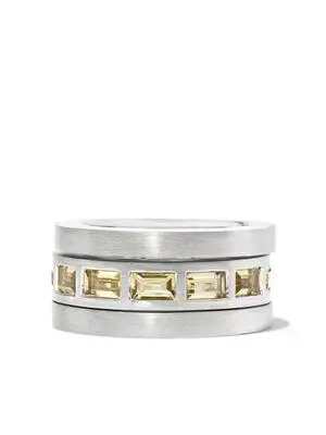 Tom Wood Double Arch Quartz Ring