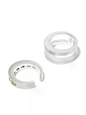 Tom Wood Double Arch Quartz Ring