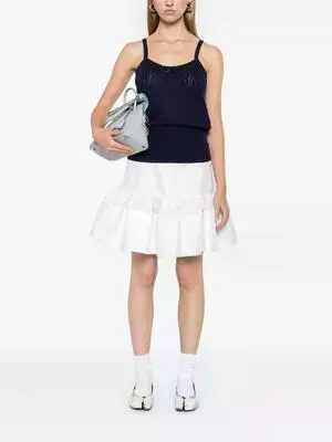 JW Anderson Pointelle-knit Top - Blue