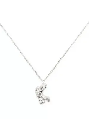 LOVENESS LEE K Alphabet-charm Necklace - Silver