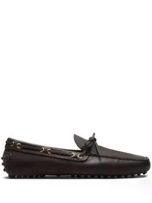 Car Shoe Bow Detailing Loafers For Men