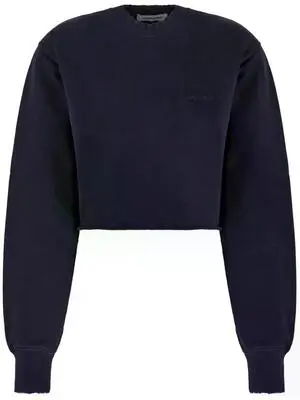 AMBUSH Logo-embroidered Cotton Sweatshirt
