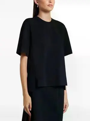 Stella McCartney Compact Knit T-shirt - Black