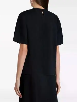 Stella McCartney Compact Knit T-shirt - Black