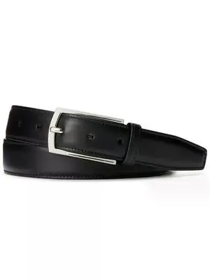 Ralph Lauren Purple Label Calf Leather Belt - Black