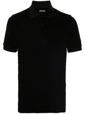 TOM FORD Towelling Cotton-blend Polo Shirt