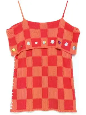 YANYAN Knitted Dress - Red