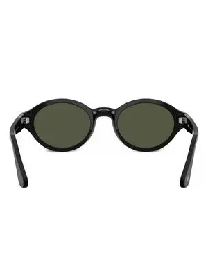 Persol Oval-frame Sunglasses - Black