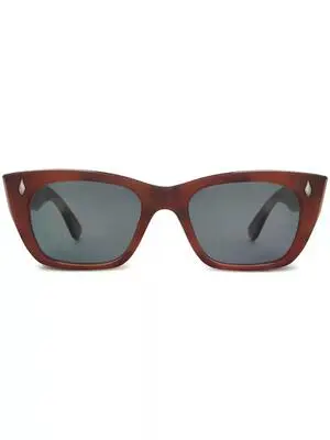 Garrett Leight Square-frame Sunglasses - Brown