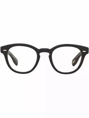 Oliver Spencer Cary Grant Square Frame Glasses - Black