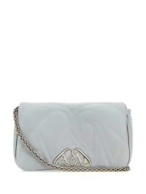 Alexander McQueen The Seal Shoulder Bag - Grey