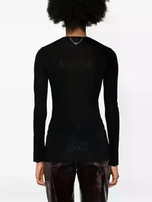 Rabanne Semi-sheer Long-sleeve T-shirt