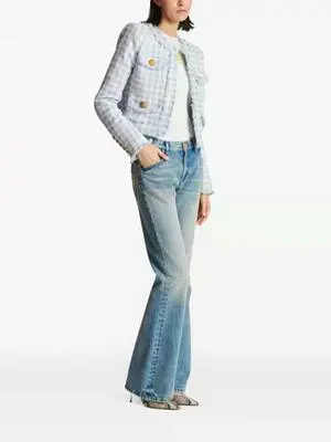 Balmain Western Low-rise Bootcut Jeans