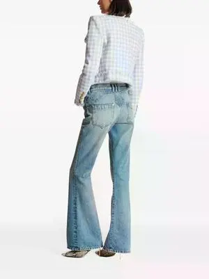 Balmain Western Low-rise Bootcut Jeans