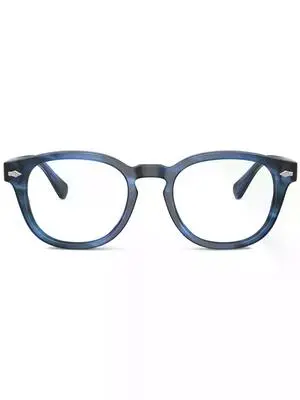POLO RALPH LAUREN EYEWEAR Round-frame Glasses - Blue
