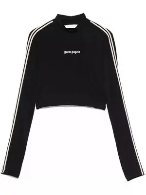 Palm Angels Logo-embroidered T-shirt