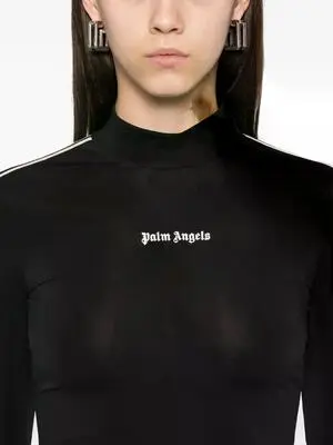Palm Angels Logo-embroidered T-shirt