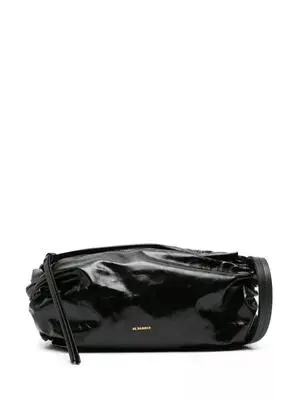 JIL SANDER Small Logo-foil-print Leather Bag