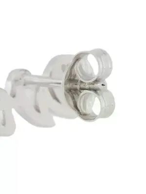 TRUE ROCKS Tone Wtf Stud Earring - Silver