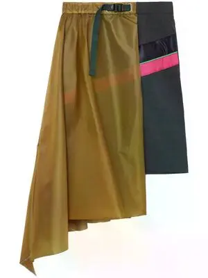 Kolor Asymmetric Panelled Mini Skirt