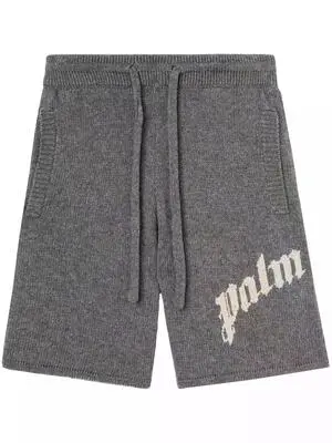 Palm Angels Slit Shorts For Men