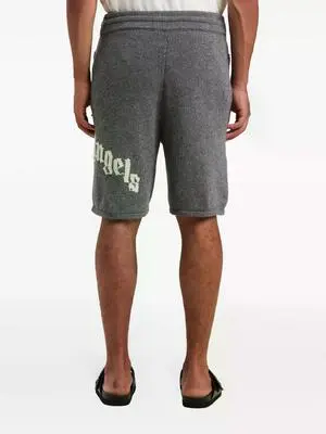 Palm Angels Logo Knitted Shorts
