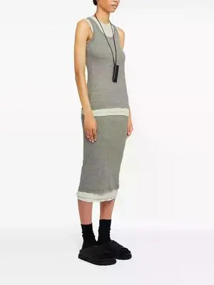 JIL SANDER Layered Cotton Tank Top