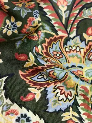 Etro Floral Print Twill Dress
