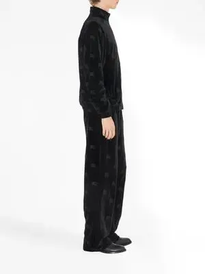 Burberry Ekd Velvet Jogging Pants