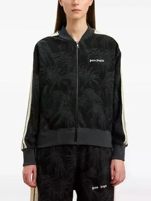Palm Angels Pams-jacquard Zipped Sweater