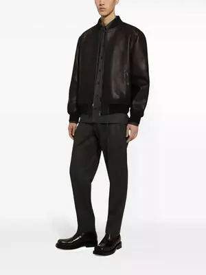 Dolce & Gabbana Mélange Flannel Trousers