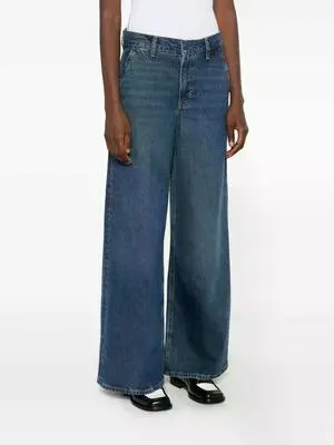 FRAME Wide-leg Jeans - Blue