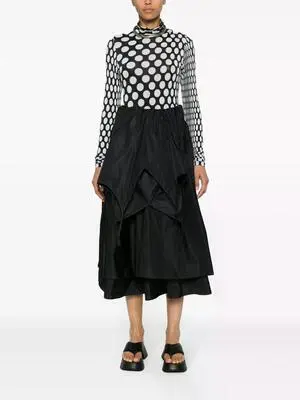 ALAINPAUL Pina Layered Midi Skirt